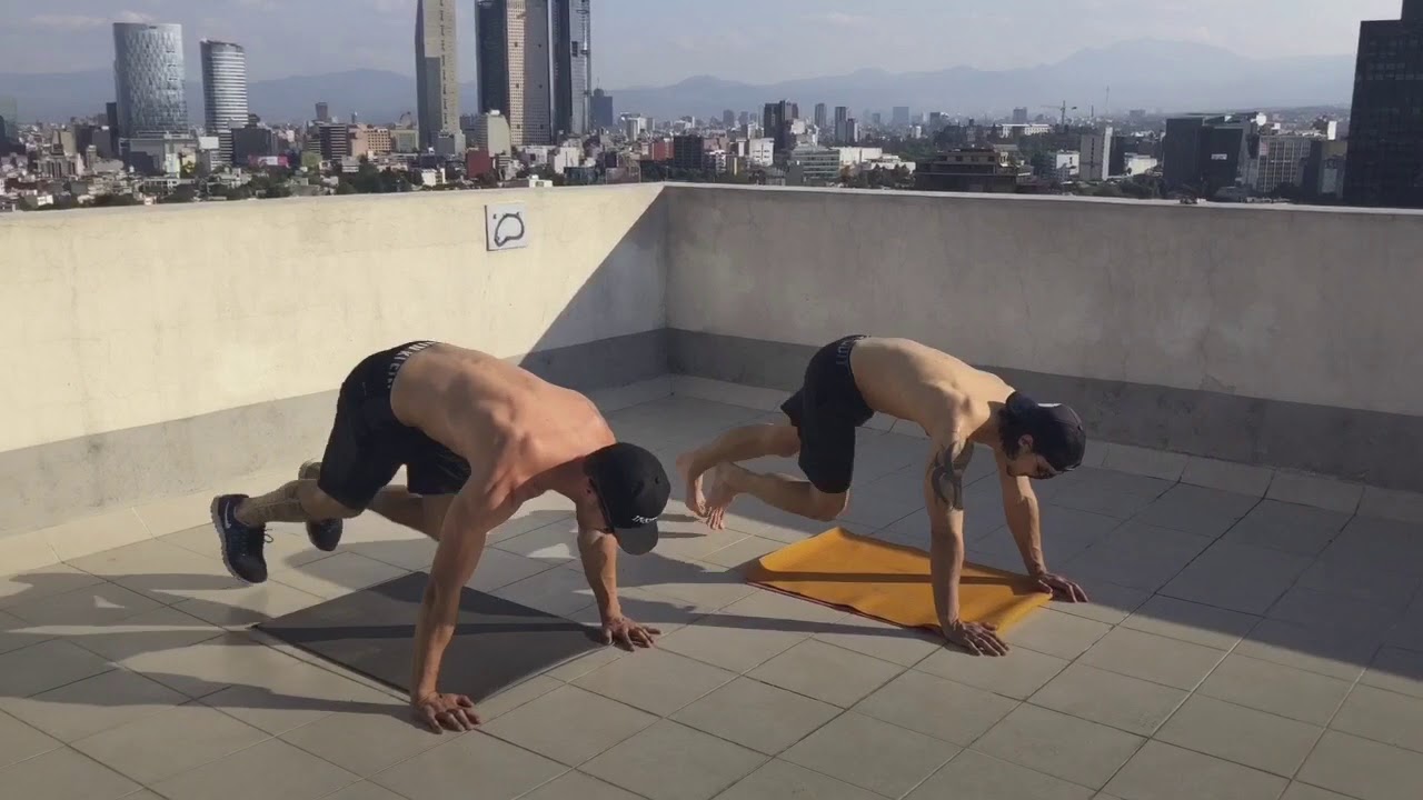 Moderate workout for ABS in Mexico City - YouTube