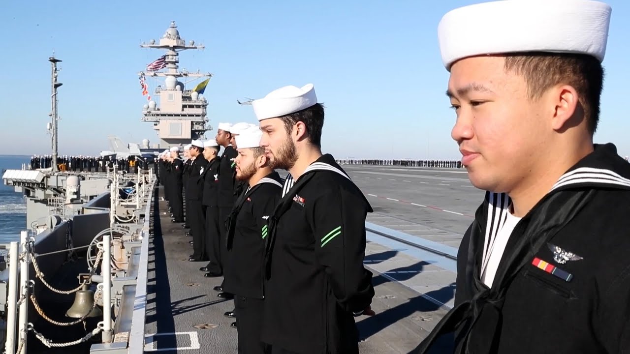 USS Gerald R. Ford Returns to Norfolk - YouTube