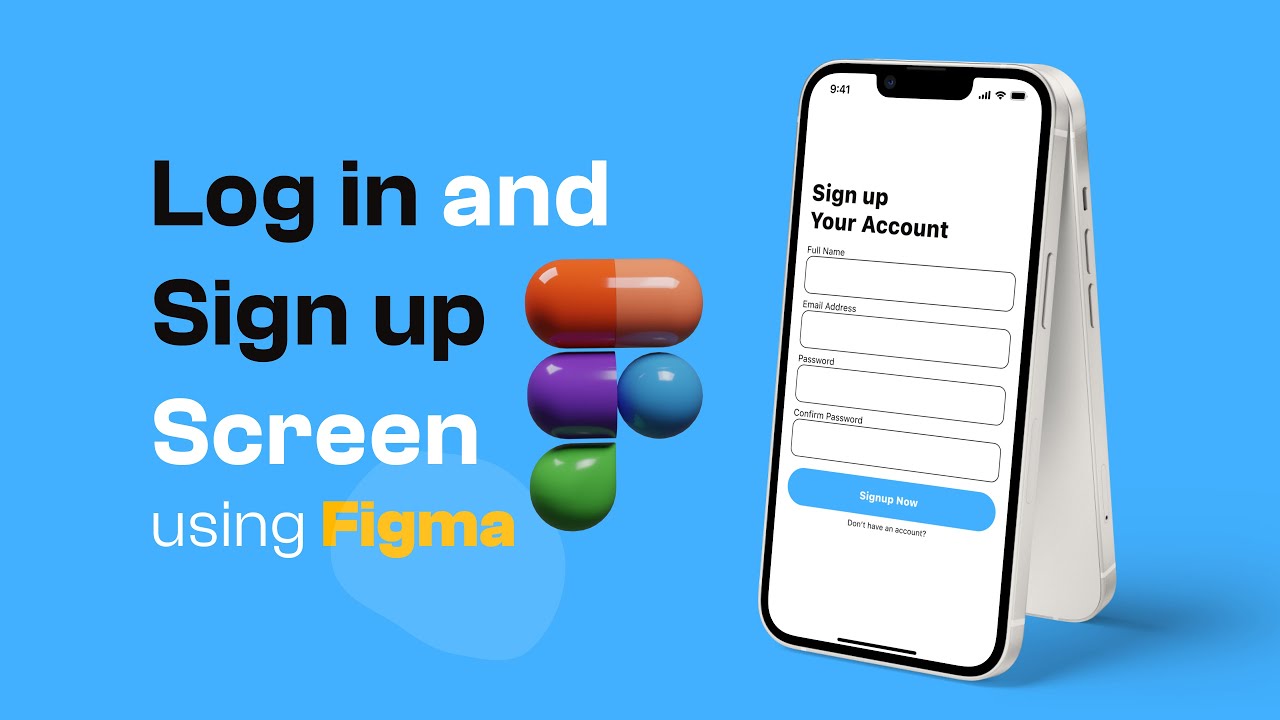 Figma UI Design - Login and Signup Screen | UNIQUINX | Harshad ...