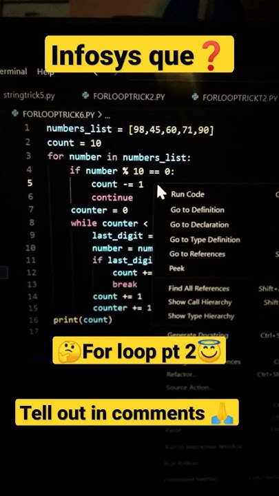 What Is Give Output Of This Code🤔 Infosys For Loop Shorts For Loop Coding Python
