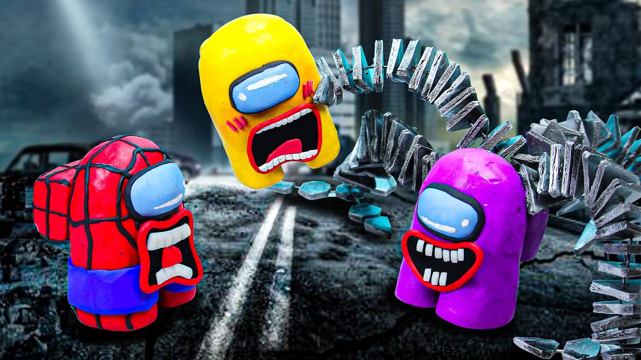 Among Us series: Dr.Octopus vs Spider Man | Among Us Mukbang Asmr ...