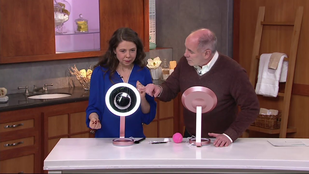 Conair LED Mood Light Magnification Mirror on QVC - YouTube