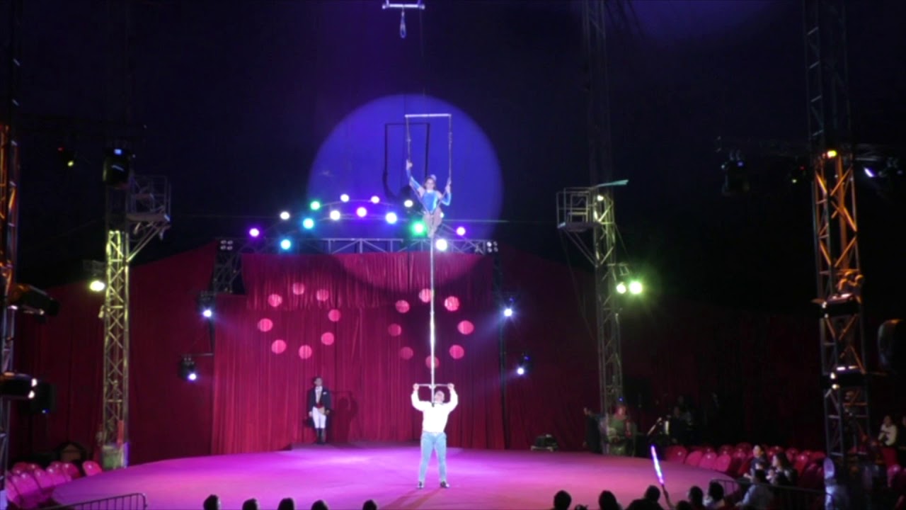 Ayala duo perch pole act circus peru 2018 - YouTube