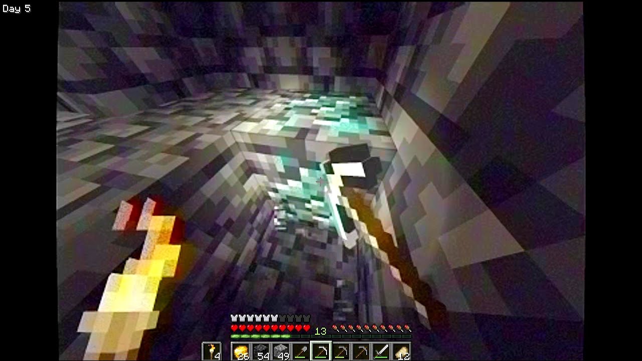 Unsettling Mining.. VHS Minecraft - YouTube
