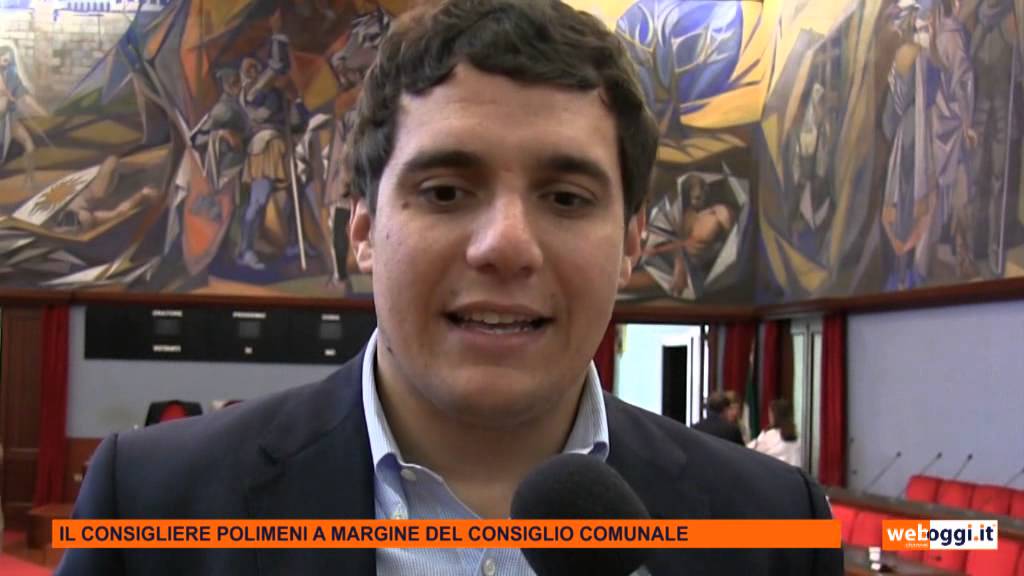 CONSIGLIO COMUNALE INTERVISTA MARCO POLIMENI - YouTube