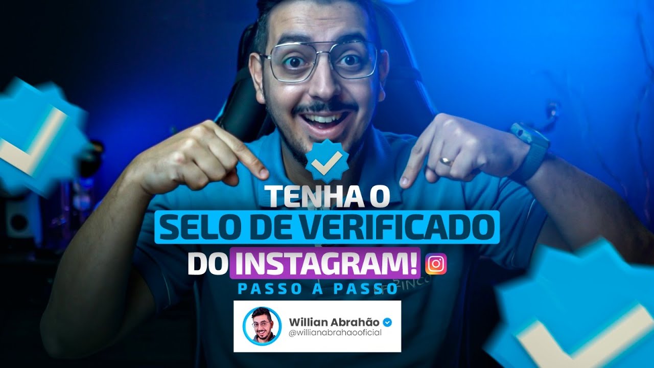 CONTA VERIFICADA NO INSTAGRAM EM 2023 EM 3 MINUTOS! Selo azul de ...