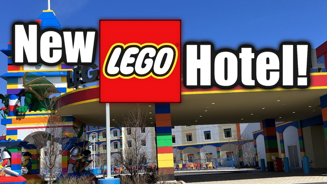 Visiting the NEW LEGO Hotel! Full LEGO Store INSIDE! - YouTube