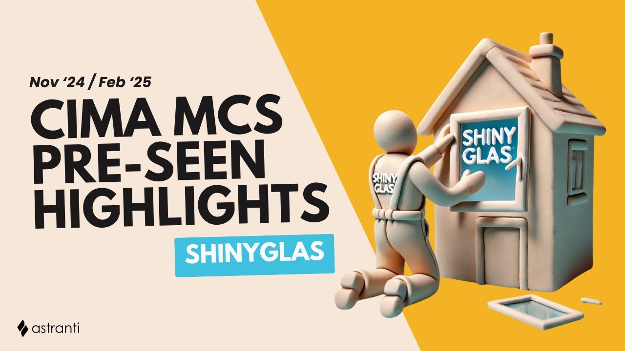 CIMA MCS Pre-seen Analysis Highlights - Shinyglas - YouTube