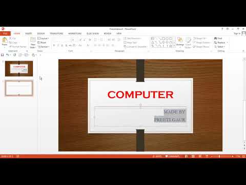 INTRODUCTION TO MICROSOFT POWERPOINT- PART 4 - YouTube