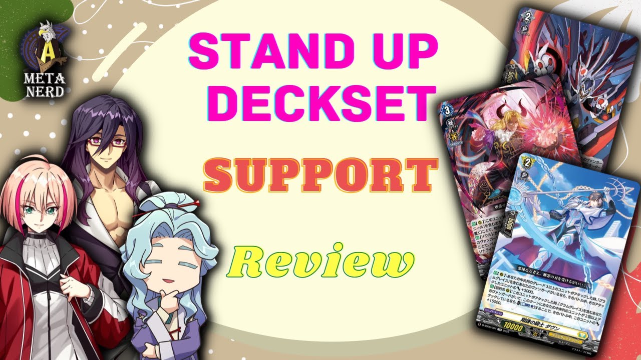 Stand Up Deckset "Gramgrace Favrneel Orfist" Support Review - Cardfight!! Vanguard Willdress ...