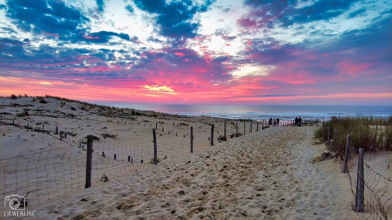 Messanges | France | Atlantic Ocean | Surfing | 4K | Drone Footage ...