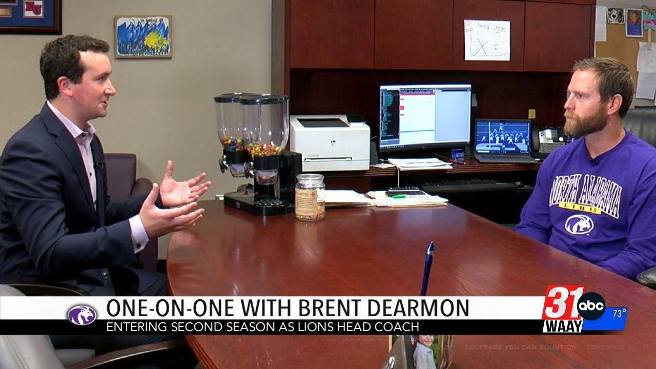 One-on-one with North Alabama head coach Brent Dearmon: Pt. 1 - YouTube