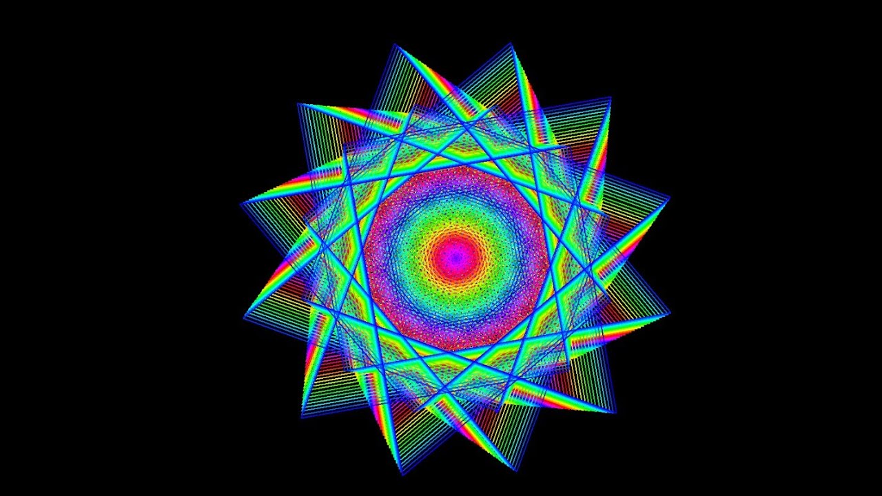 Generative Art: Hypnotic Spiral Galaxy Animation in Python - YouTube