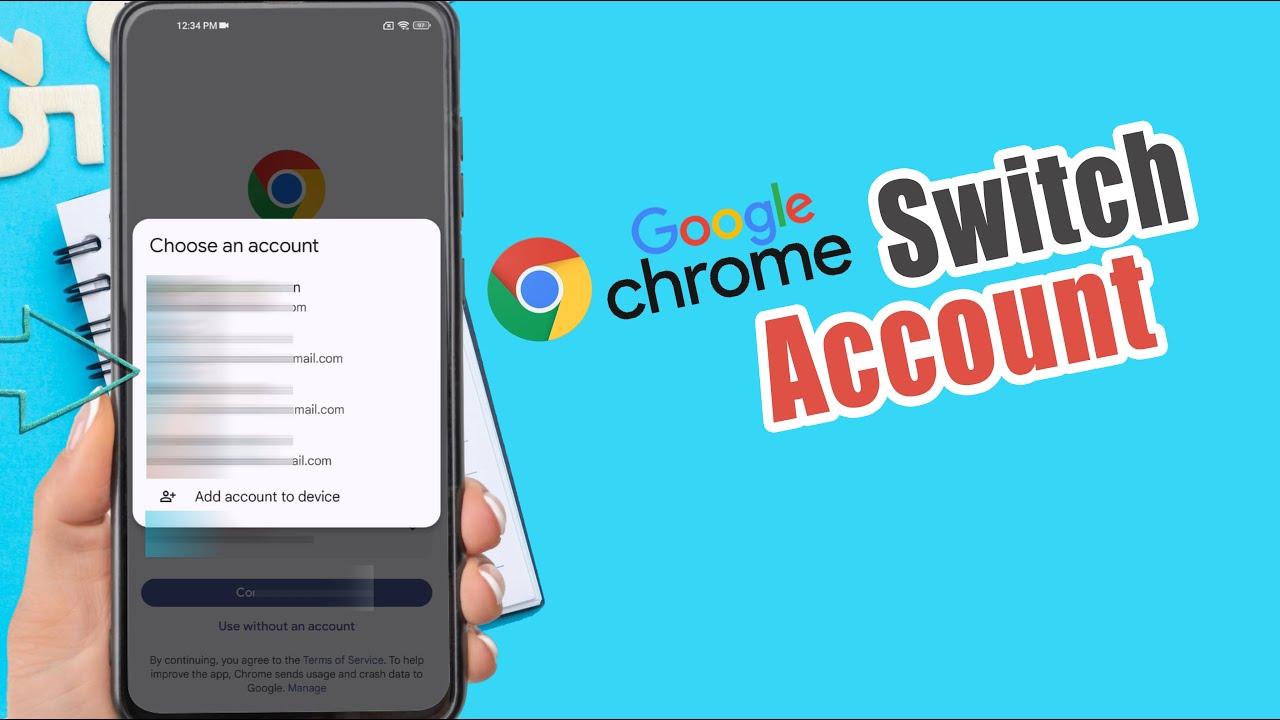 How to Switch Accounts on Chrome Mobile | Google Chrome Account Change ...
