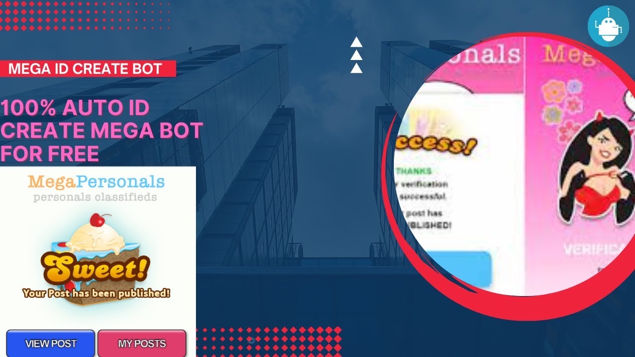NOW megapersonal auto id create bot available 100% working method and ...