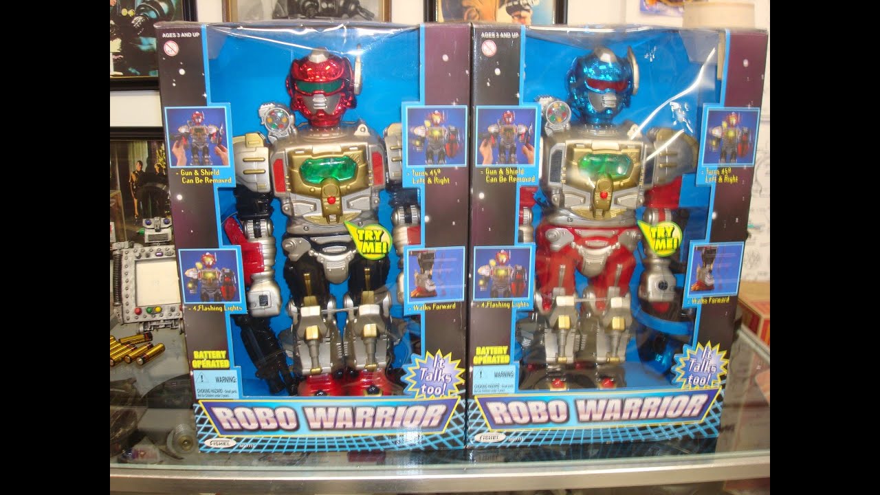 2 versions of Robo Warrior from the year 2000. Will they work ? - YouTube