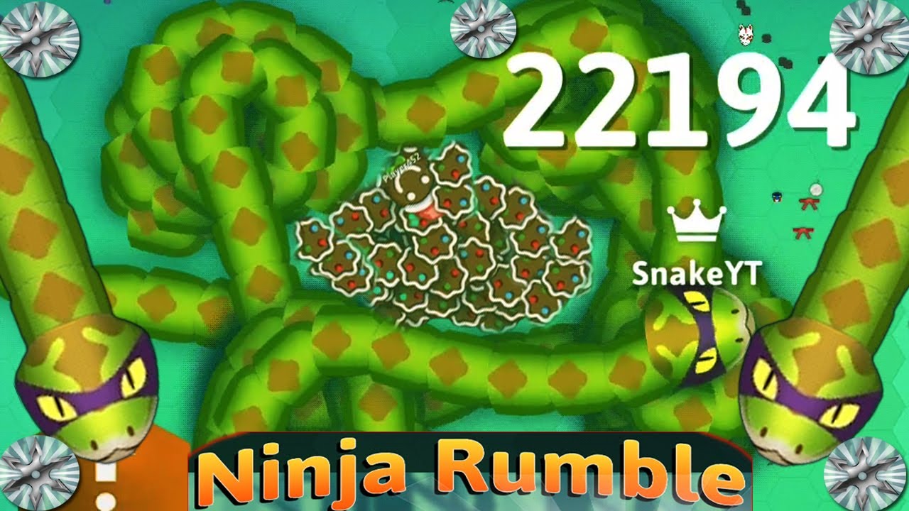 SNAKE-IO New Event Ninja Rumble Skin HIDDEN HISSER Unlock 🐍 Epic ...