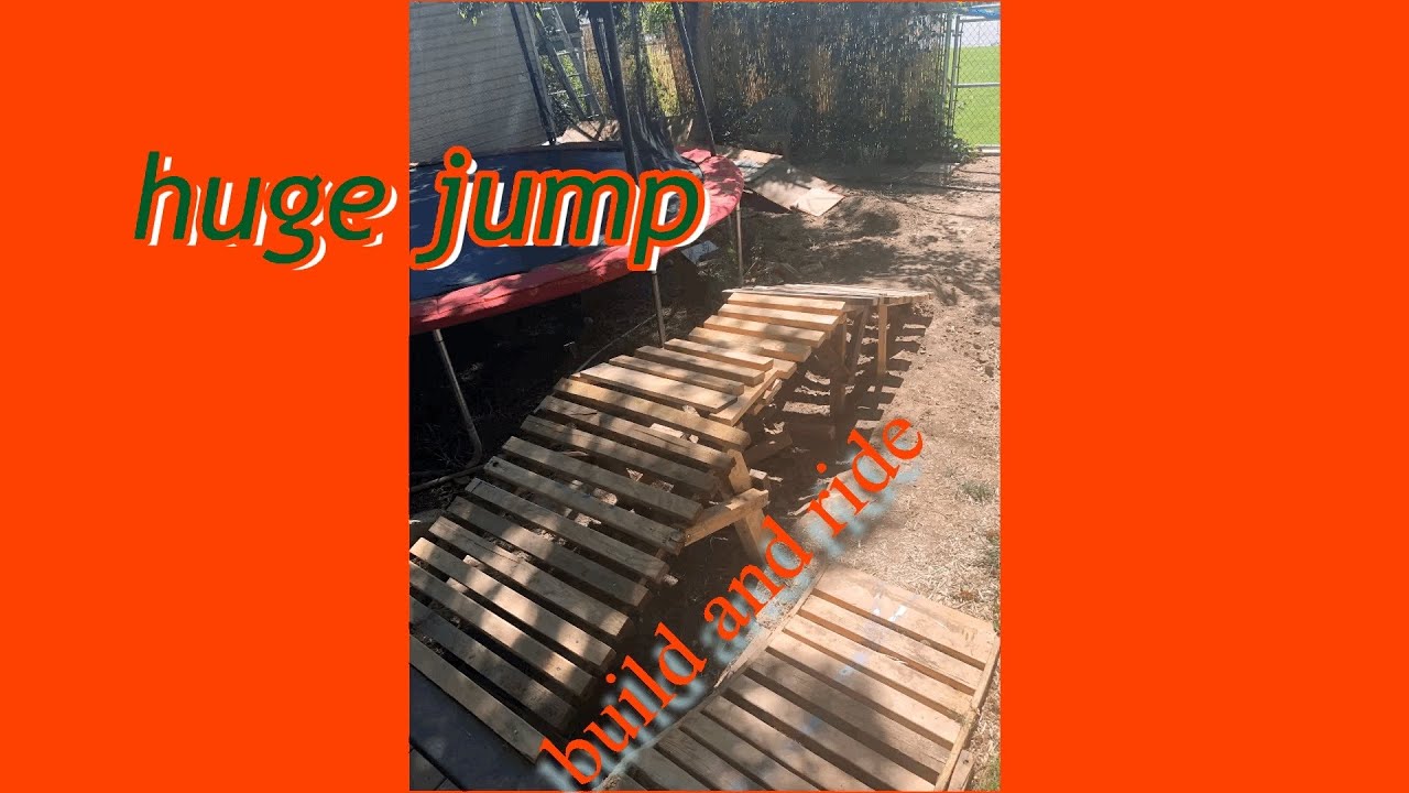 Building a mountain bike jump - YouTube