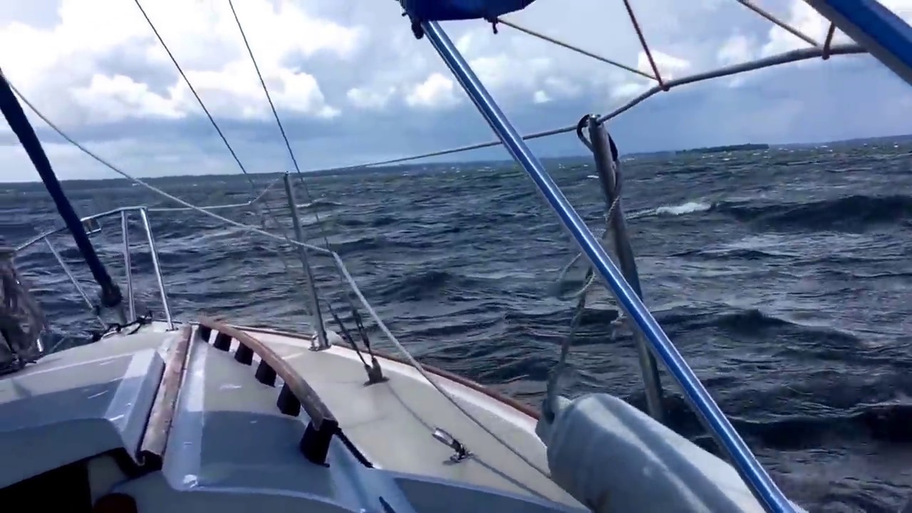 Days of Whim 7 (4ft waves 50 knot winds Lake Murray South Carolina ...