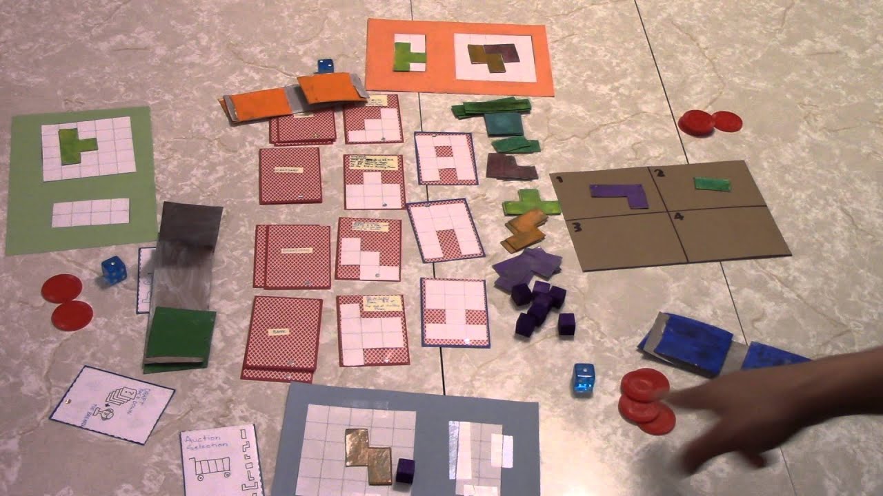 Board Game Square Masons Overview - YouTube