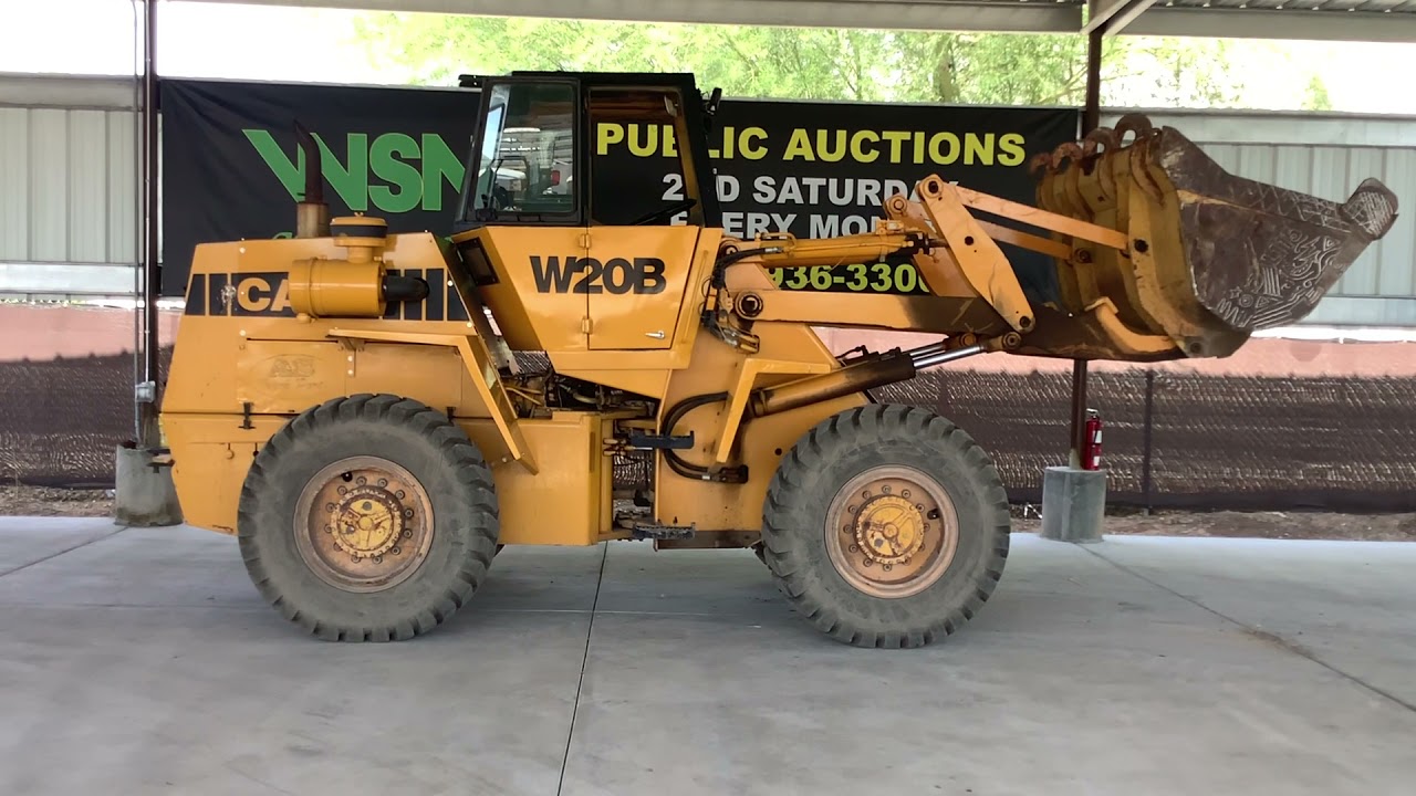 Case W20B Articulating Wheel Loader For Virtual Online Auction August ...