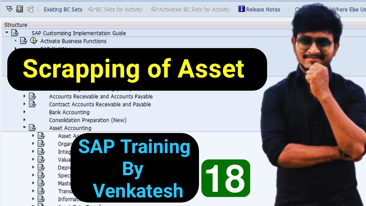 Scrapping of Asset in Asset Accounting - YouTube