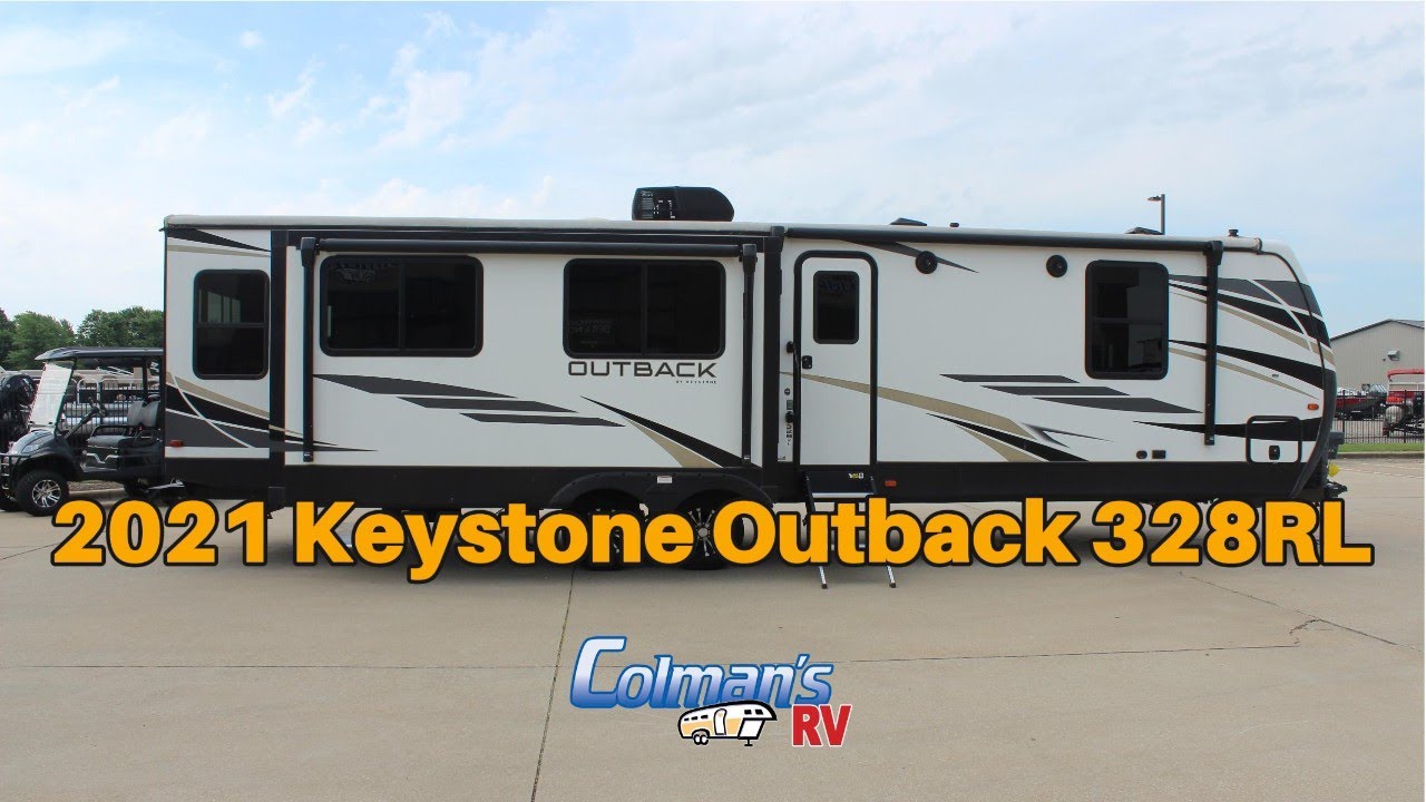 Used 2021 Keystone Outback 328RL | Luxury Travel Trailer Walkthrough ...