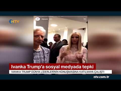 Ivanka Trump'a sosyal medyada tepki
