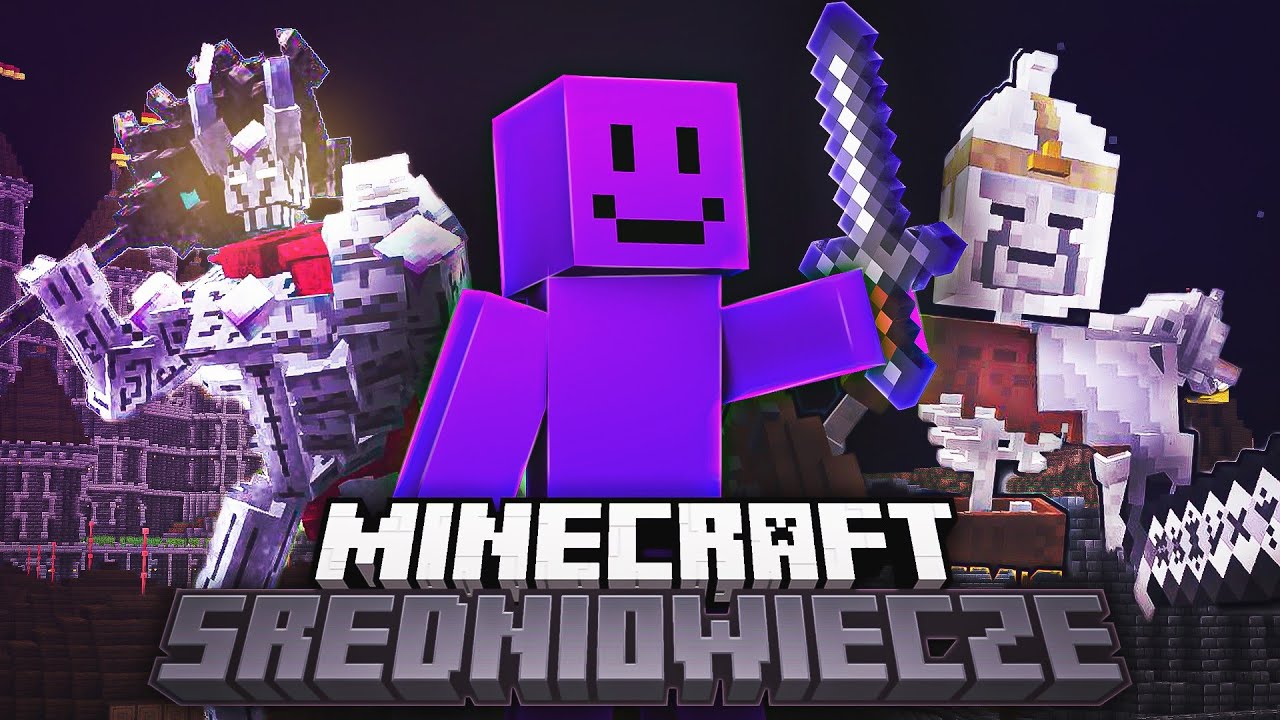 100H POLUJĄC na ŚREDNIOWIECZNE BOSSY w Minecraft - YouTube