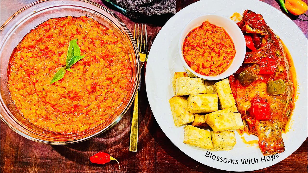 HOW TO MAKE THE BEST TASTING AFRICAN PEPPER SAUCE | NIGERIAN PEPPER ...