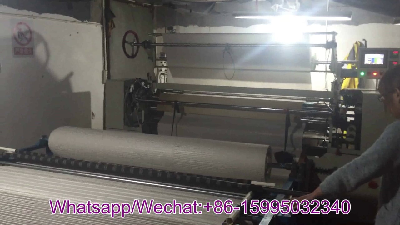 Computerized Fabric Pleating Machine 216D - YouTube
