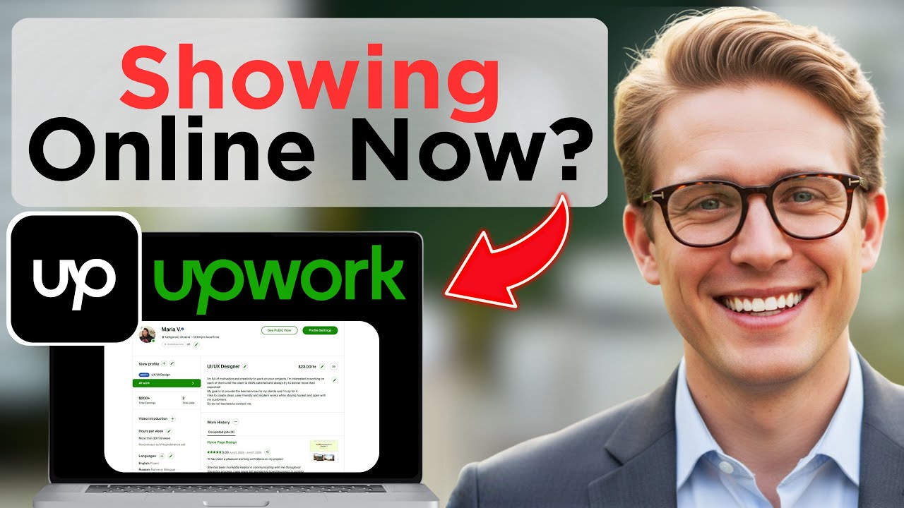 How To Turn Upwork Online For Messages (Full Guide 2026) - YouTube