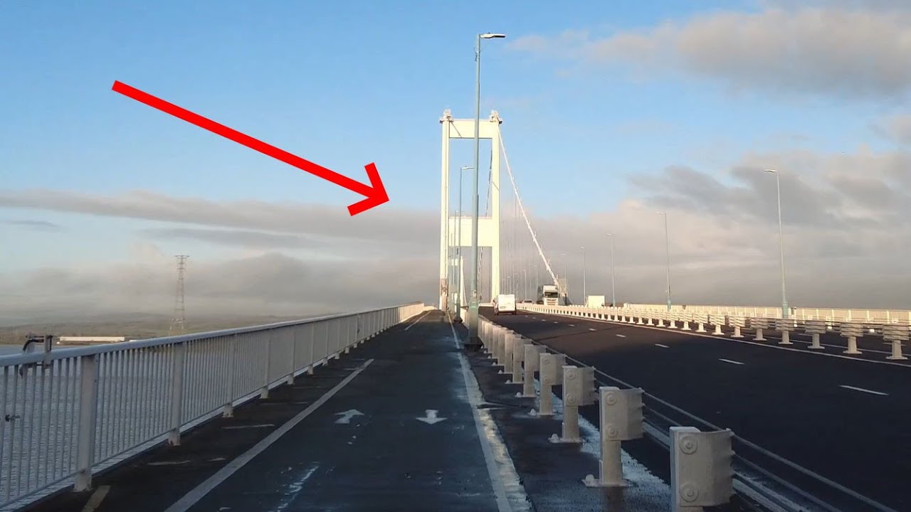 Walk #42 Crossing the Severn Bridge (4K) - YouTube
