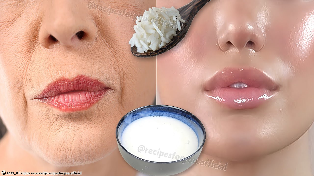Mix rice and water, and wrinkles will disappear as if you were 20! 🤯 ...