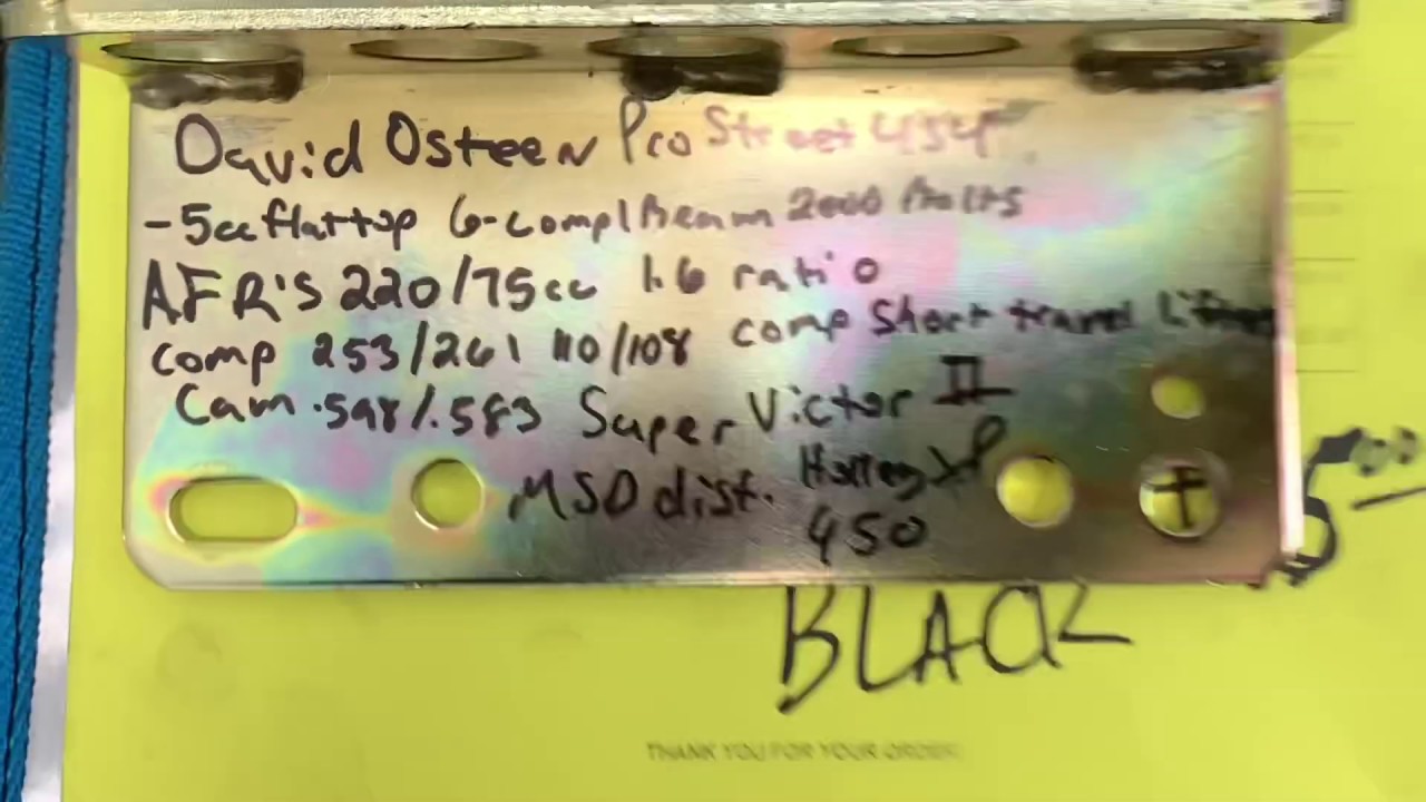 David Osteen 434ci sbc Skip White Performance - YouTube