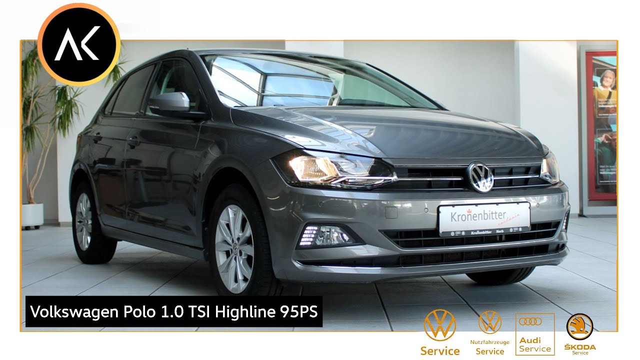 Volkswagen Polo 1.0 TSI Highline 95PS - Limestone Grey Metallic - 360 ...