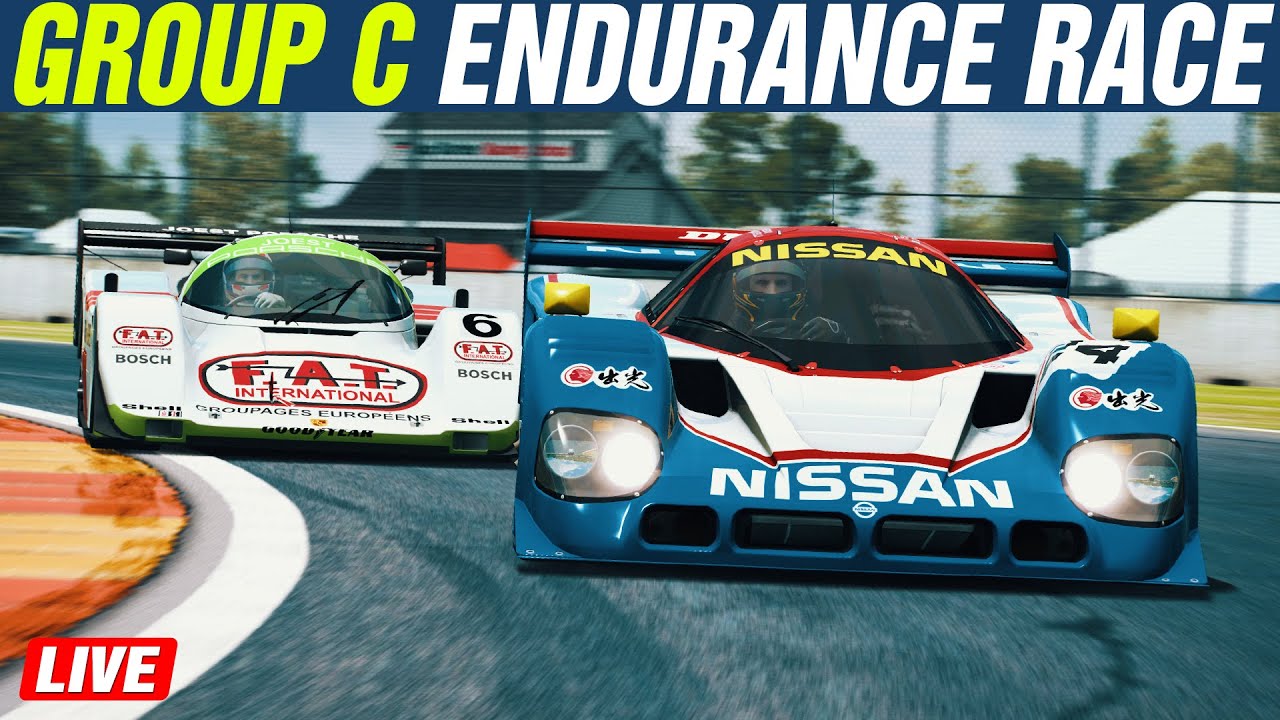 Group C Madness at Road America // RaceRoom Ranked Endurance - YouTube