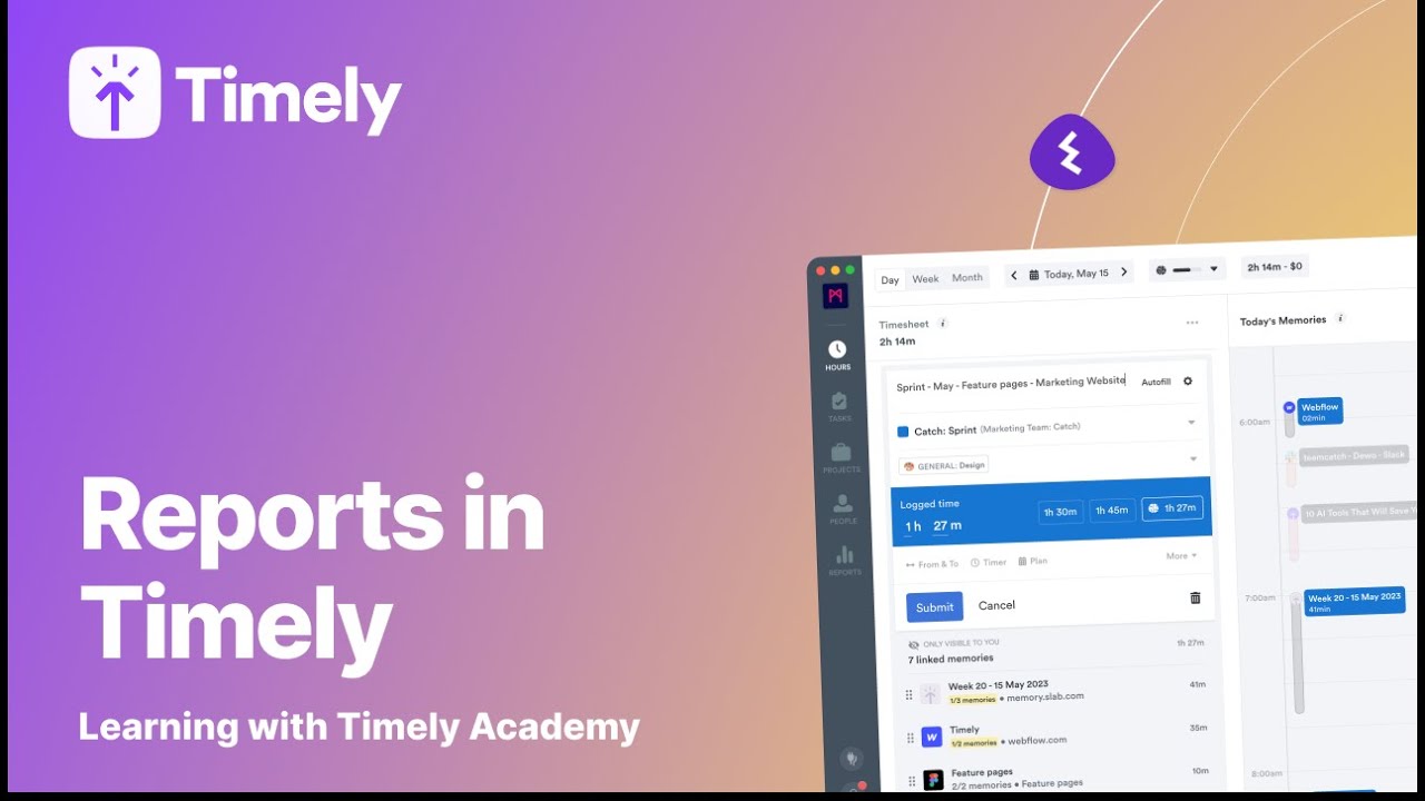 Reports in Timely - YouTube