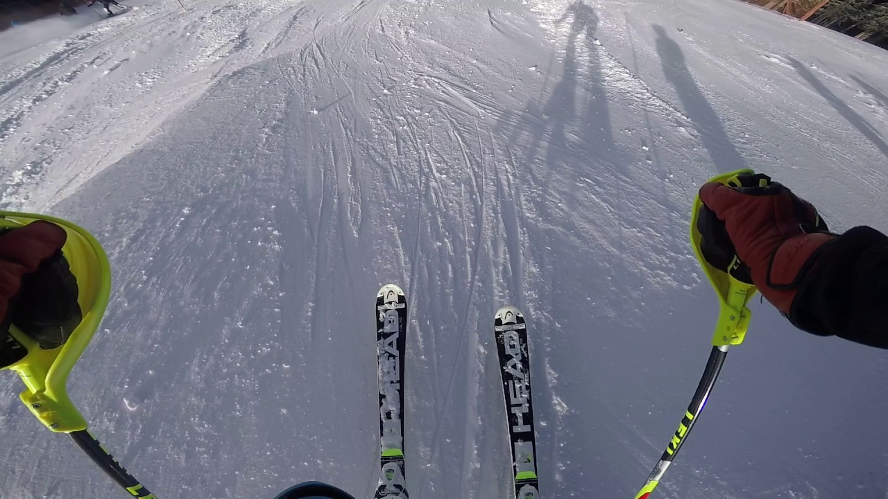 Ski Racing: RAW Slalom Training Run- GoPro - YouTube
