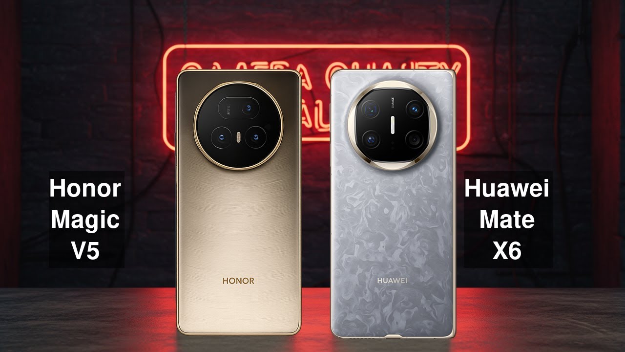 Honor Magic V5 vs Huawei Mate X6 - YouTube