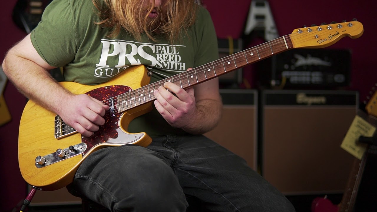 Don Grosh Retro Classic Vintage T Aged Natural - #1964 - YouTube