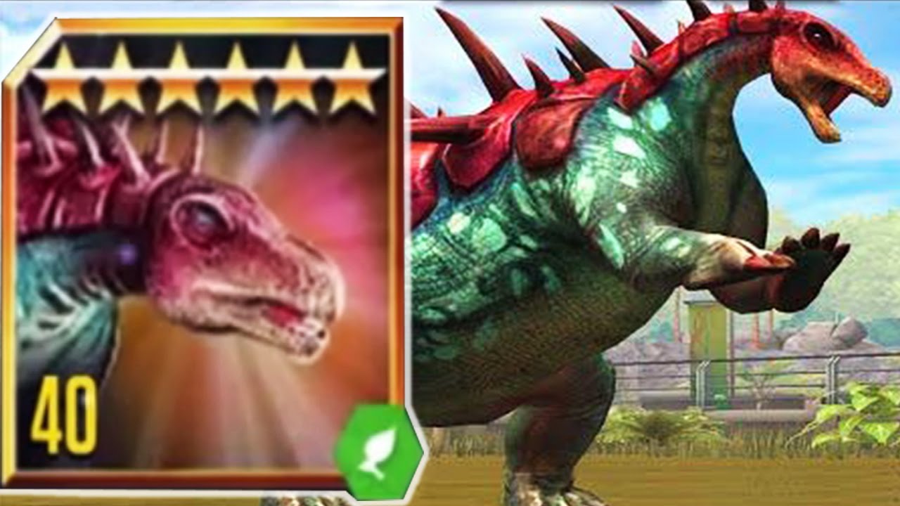 KENTROSAURUS MAX LEVEL 40 - Jurassic World The Game - YouTube
