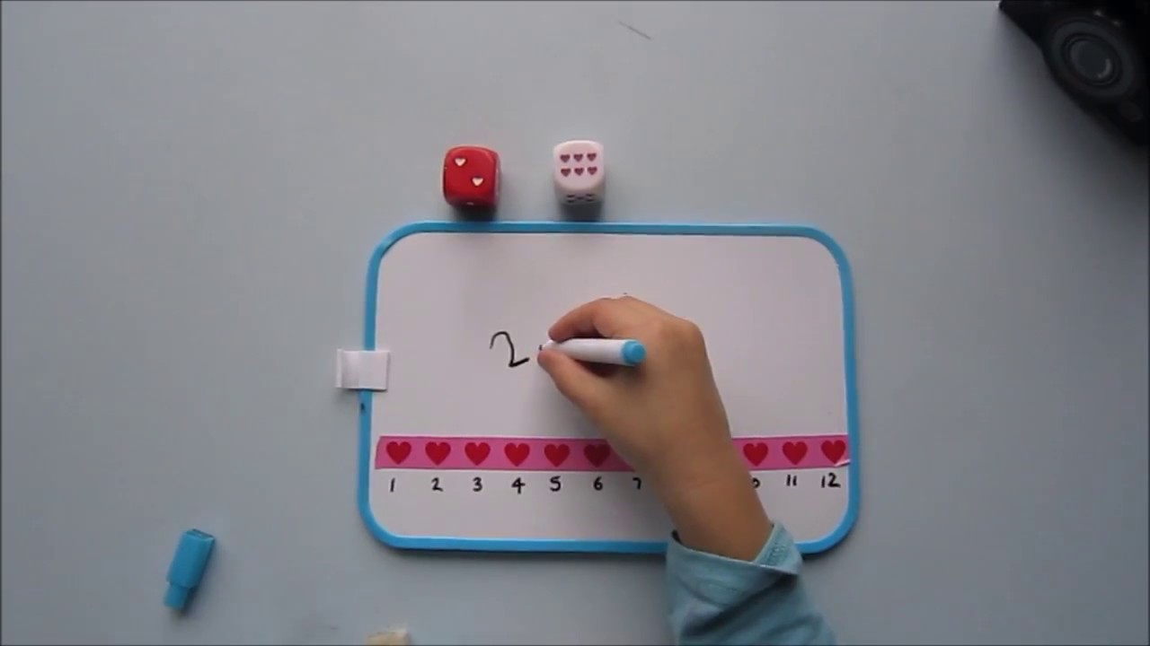 Love Heart Number Line - YouTube