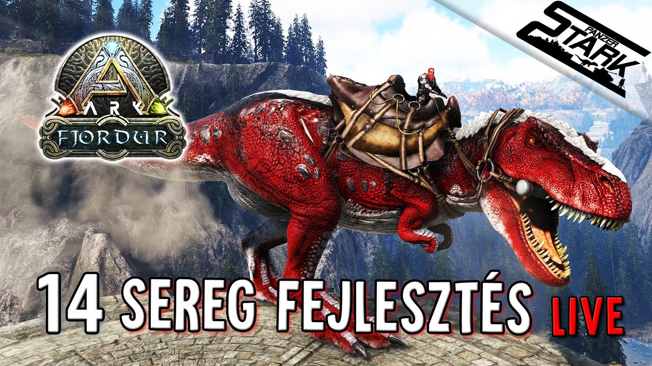 ARK Fjordur - 14.Rész (Sereg Fejlesztés Boss-ozásra🦖) - Stark LIVE ...