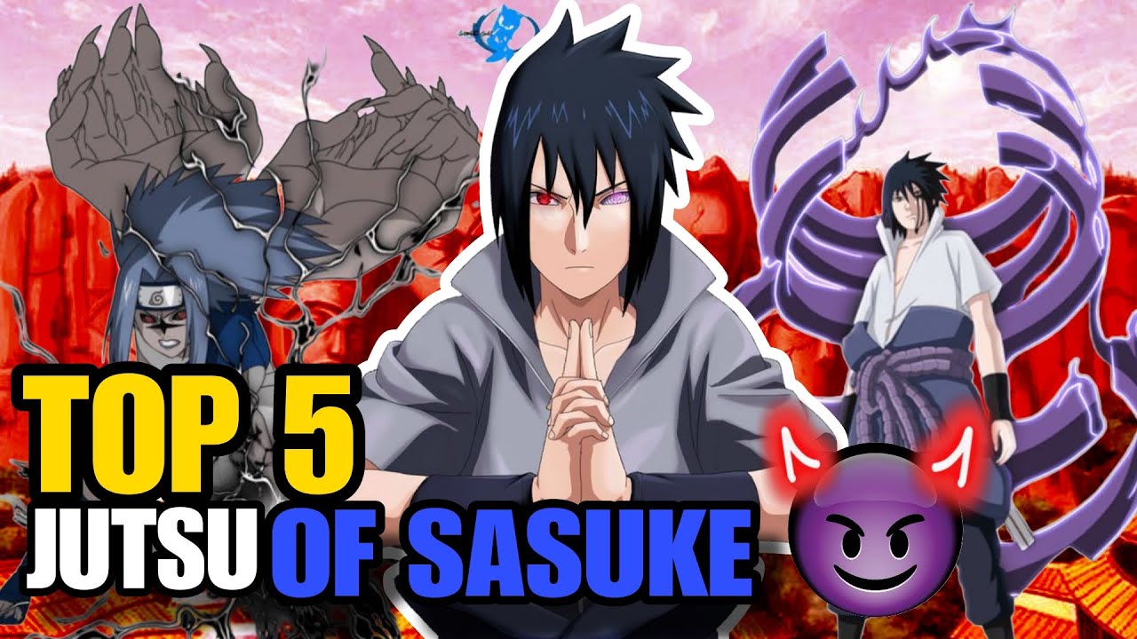 Top 5 Most Powerful JUTSUS of SASUKE UCHIHA 💪 | Explained in Hindi | # ...