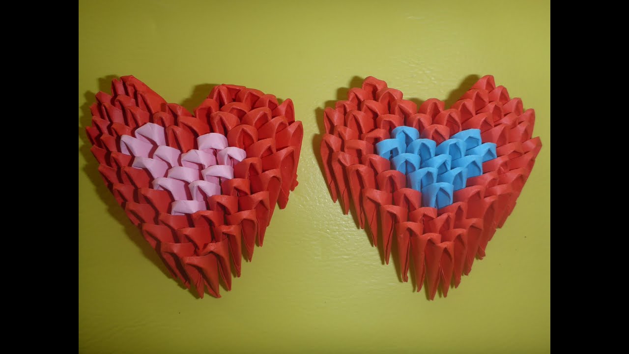 DIY ORIGAMI HEART, QUICK & EASY GIFT GUIDE FOR DAD FATHER'S DAY SIMPLE ...