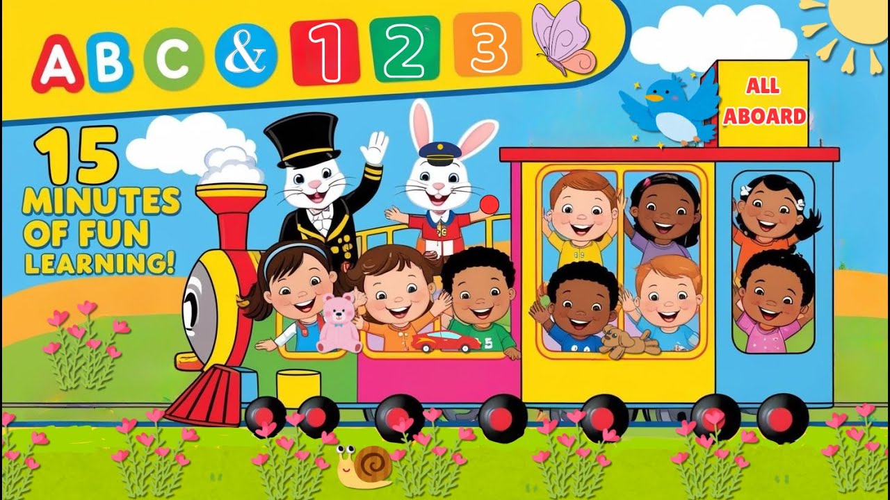 Learning Train: 15 Minutes of Fun Learning for Kids – ABCs, Numbers ...