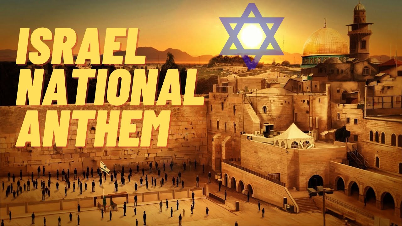 Israel National Anthem (With Lyrics for many languages) - YouTube