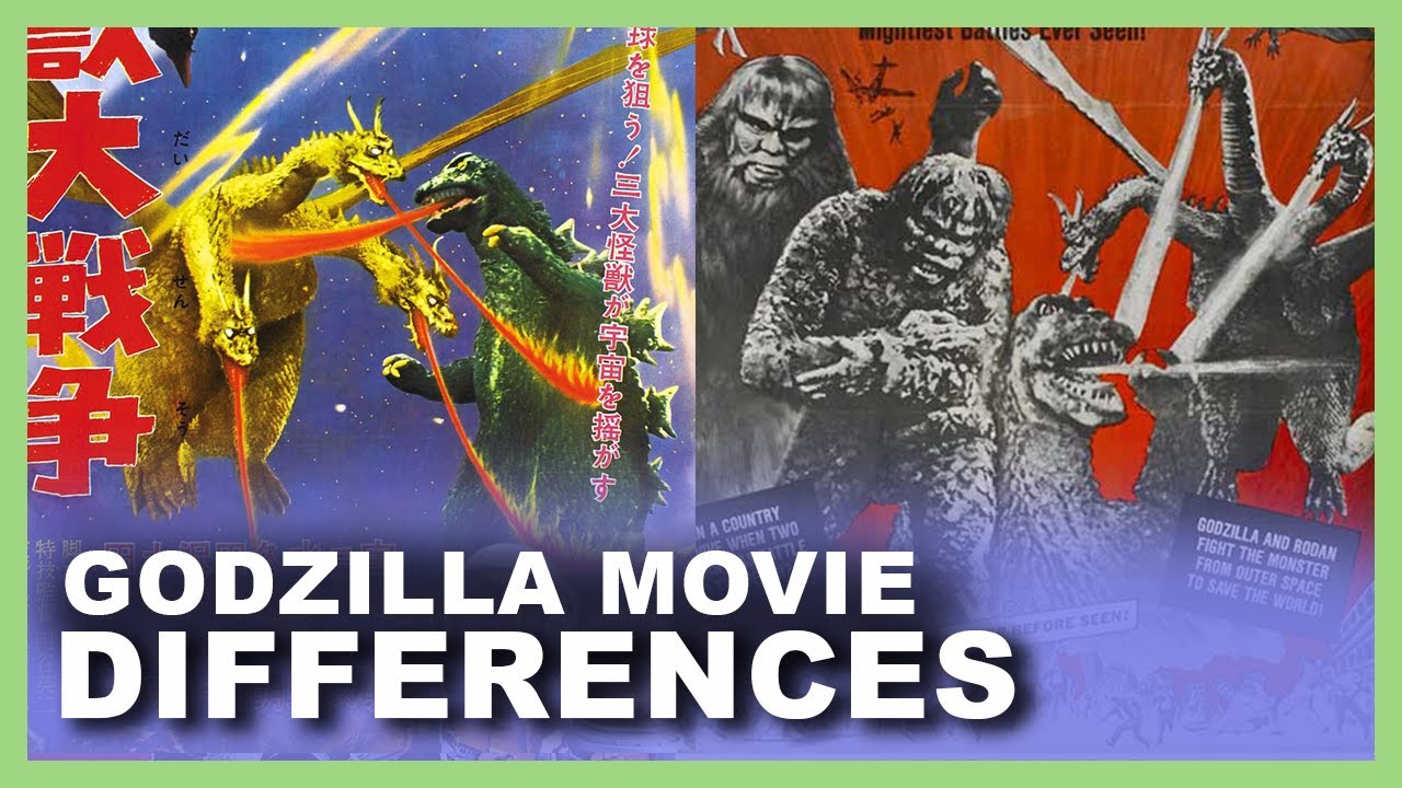 Godzilla vs. Monster Zero (1965) Differences - YouTube
