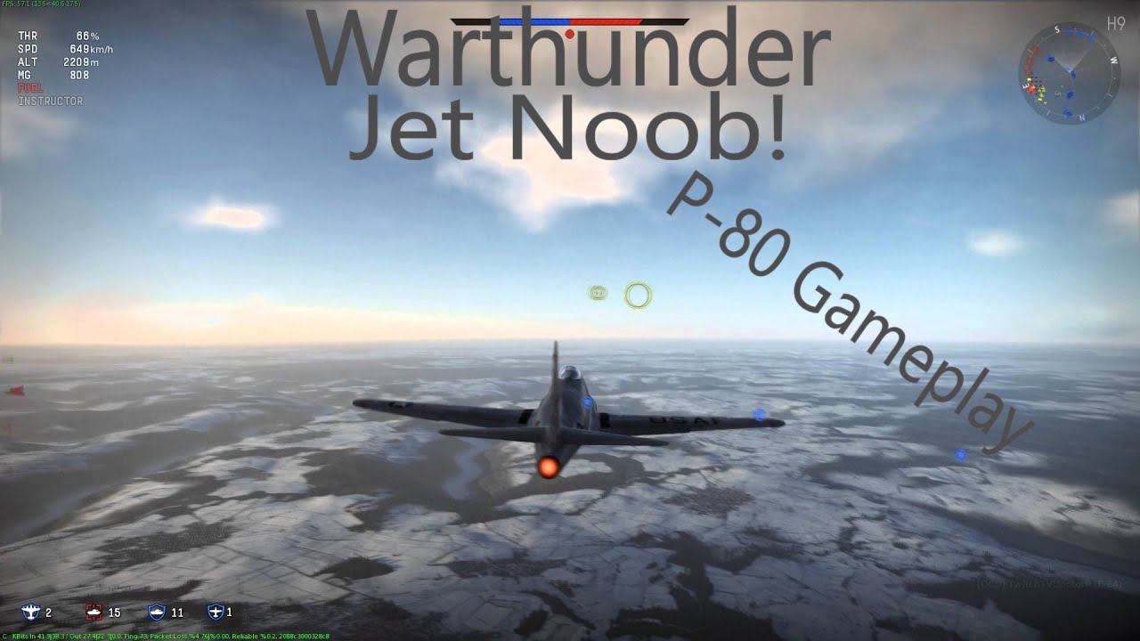 Warthunder Jet Noob! P-80 Gameplay "Playing Chess with Planes" - YouTube